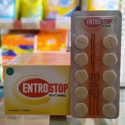 Jual ENTROSTOP OBAT DIARE 1 STRIP 10 TABLET / ENTROS TOP DEWASA OBAT ...