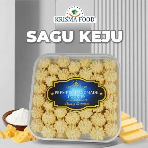 Jual Krisma Food Premium Handmade Cookies Sagu Keju 300gr | Shopee ...