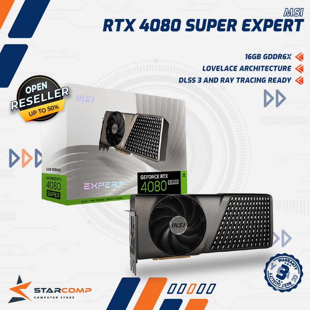 Jual MSI GeForce RTX 4080 SUPER 16G EXPERT 16GB GDDR6X VGA RTX4080 SUPER | Shopee Indonesia