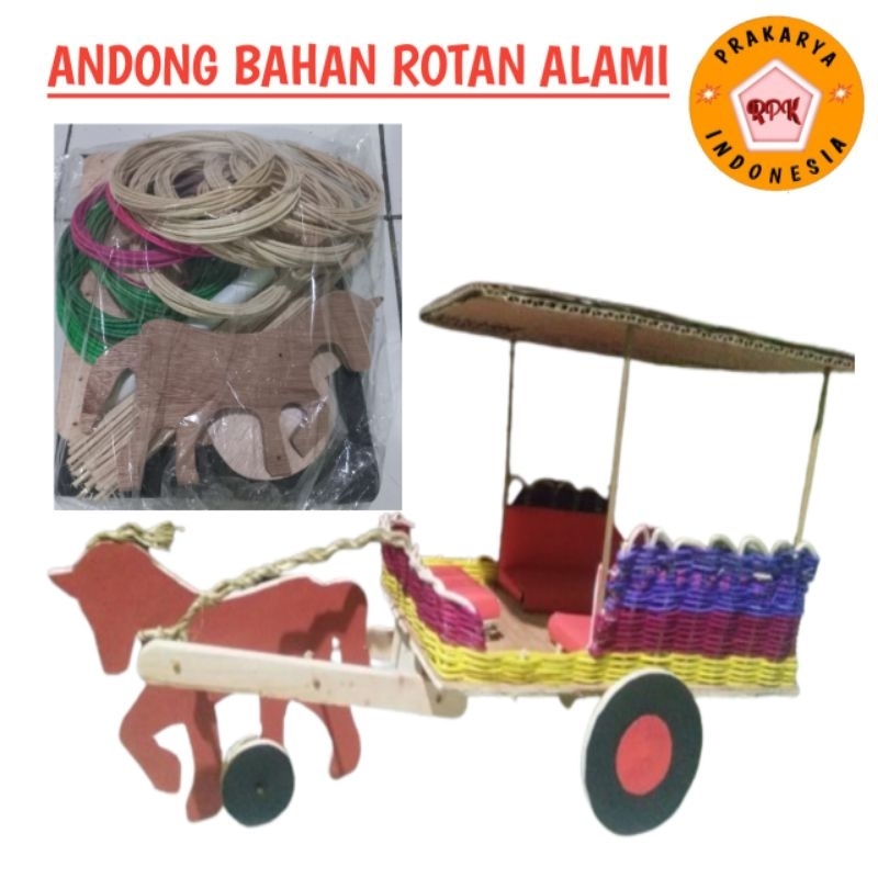 Jual Bahan anyaman rotan bentuk andong atau delman | Shopee Indonesia
