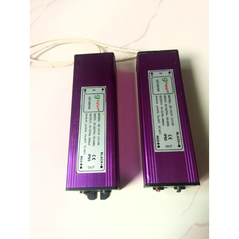Jual Ballast Led driver ac to dc merek INLIGHT kabel buntung casing ...