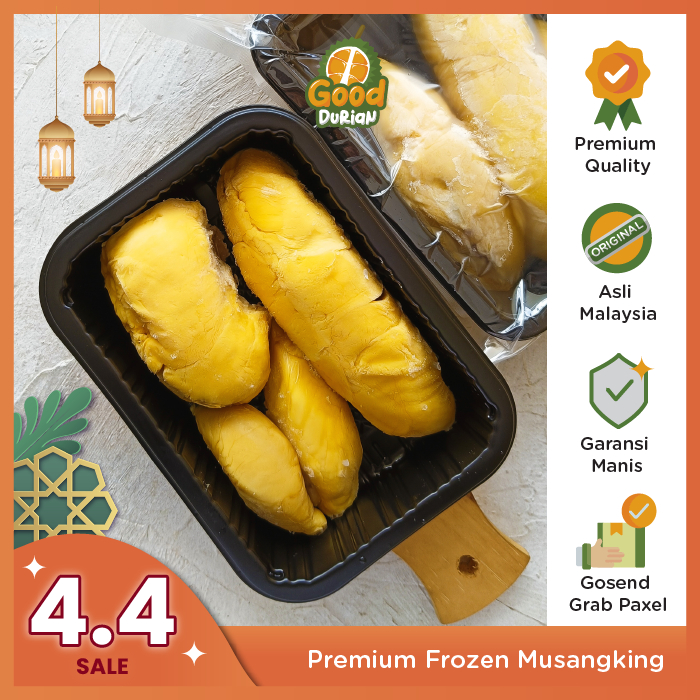 Jual Durian Musang King Frozen Premium 400gr - Durian Frozen - Durian ...