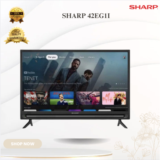 Jual SHARP LED TV 42inch 42EG1I Full HD Google Android TV/42-EG1I/42 ...