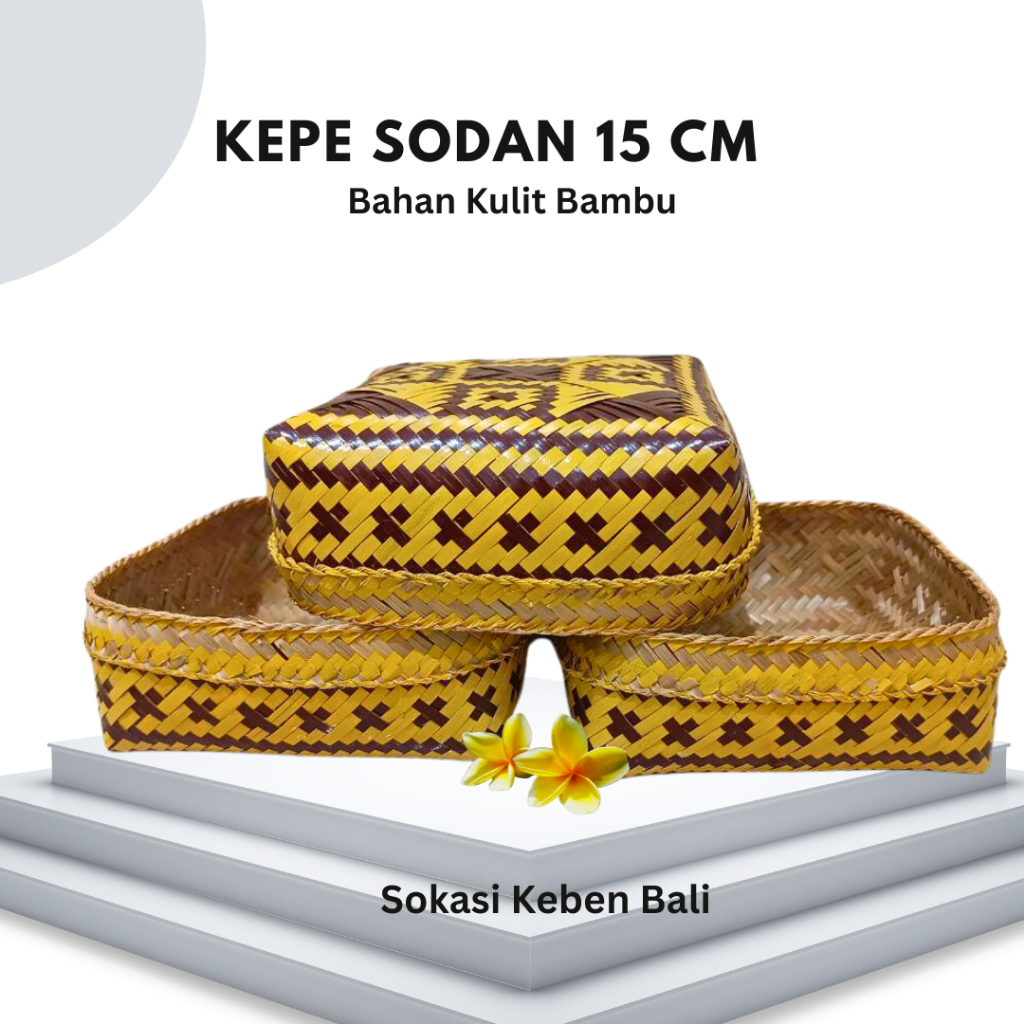 Jual Kepe Sodan Kulit Bambu Ecer| Besek| Keben| Sokasi Keben Bali ...