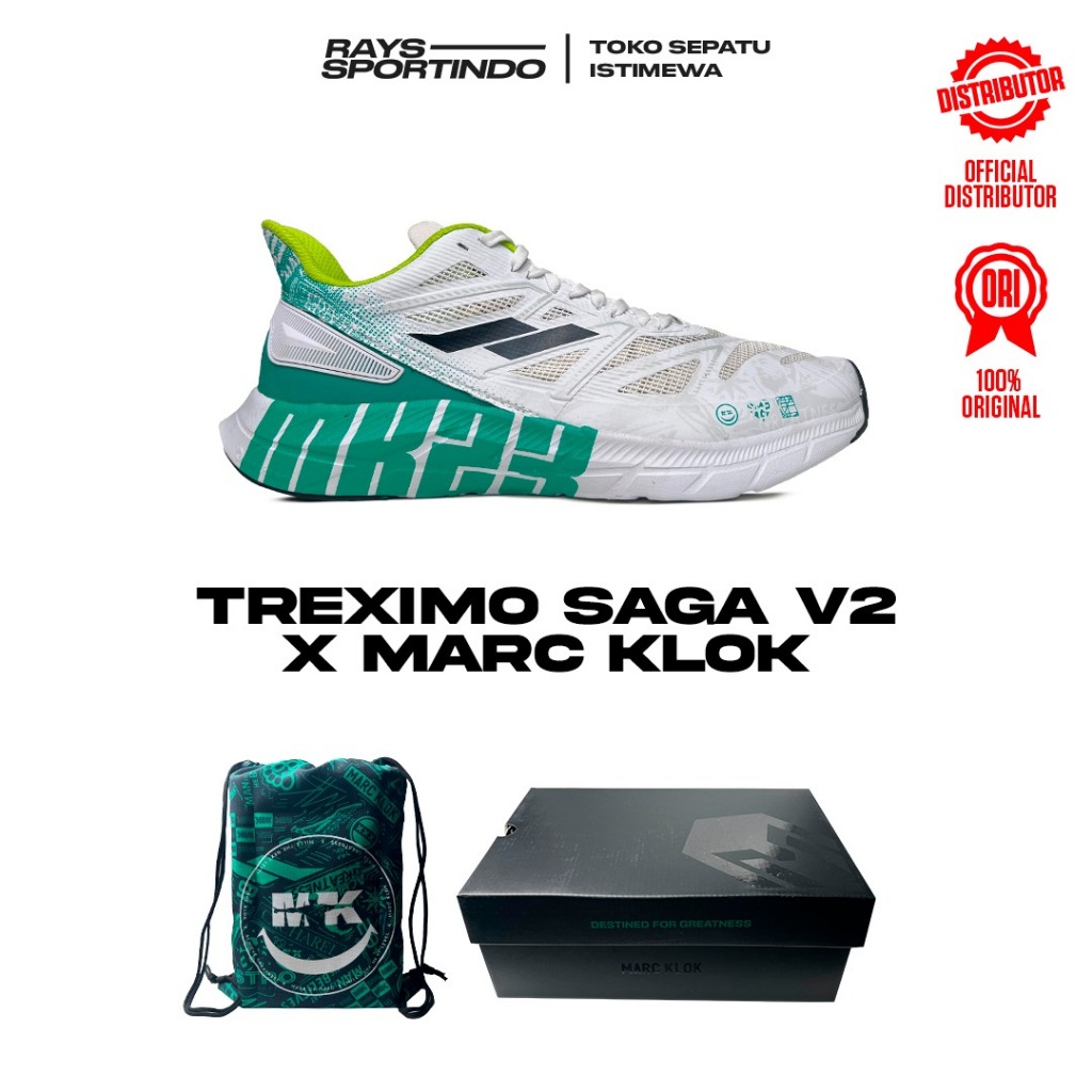 Jual MILLS TREXIMO SAGA V2 MK II WHITE SPECTRA GREEN | Shopee Indonesia