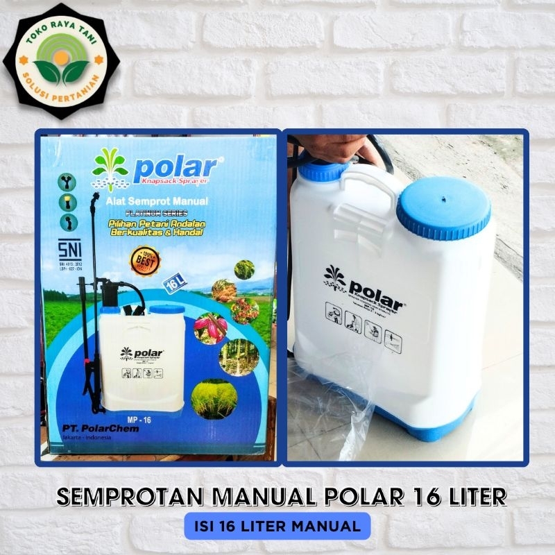 Jual Alat Semprot Disinfektan/ Alat semprot Hama Manual Polar 16 Ltr ...