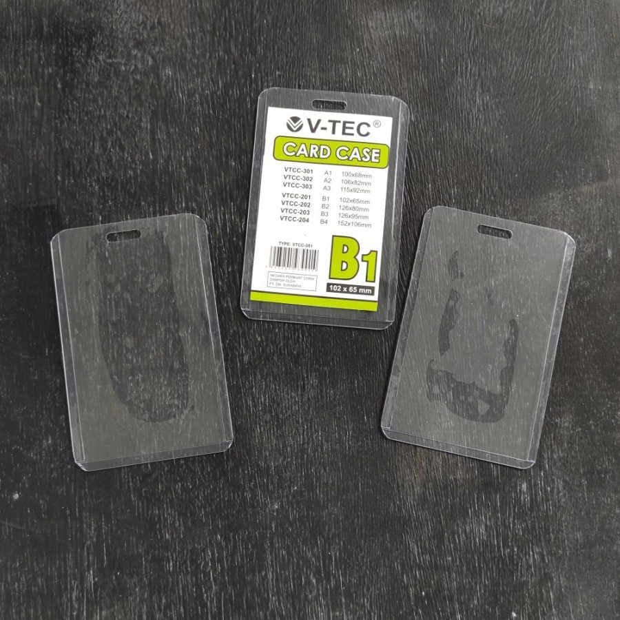 Jual HARGA GROSIR Card Case B1 102 x 65mm / ID Card / Plastik Kartu ...