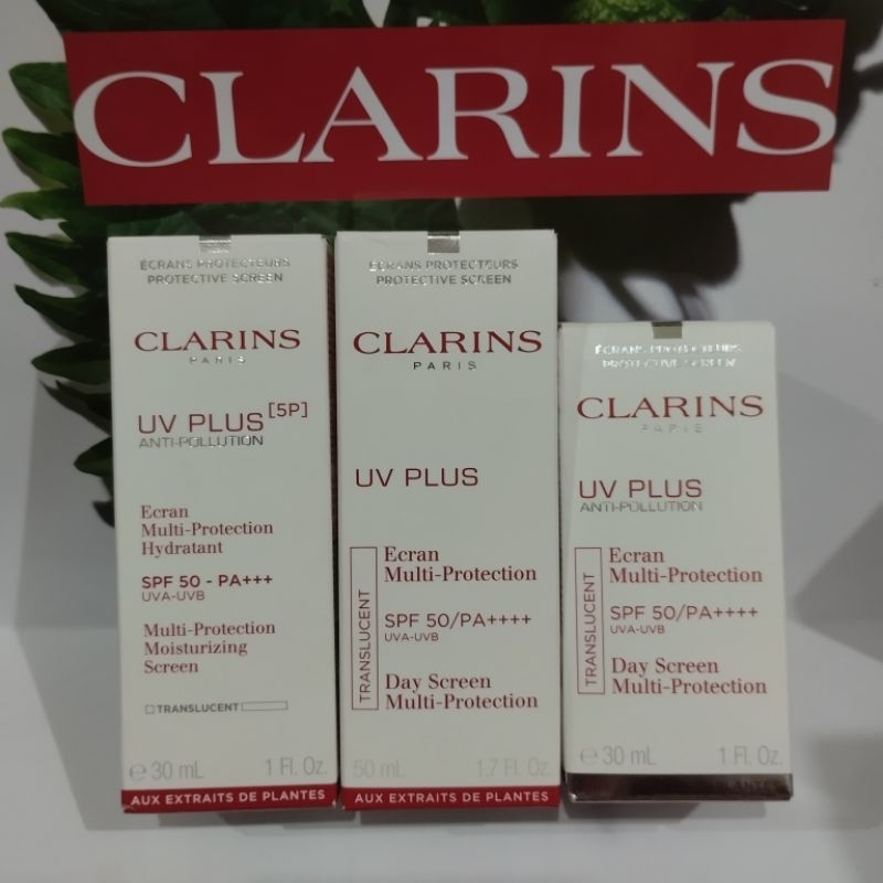 Jual Clarins UV Plus Anti Pollution SPF 50 Translucent Sunscreen ...