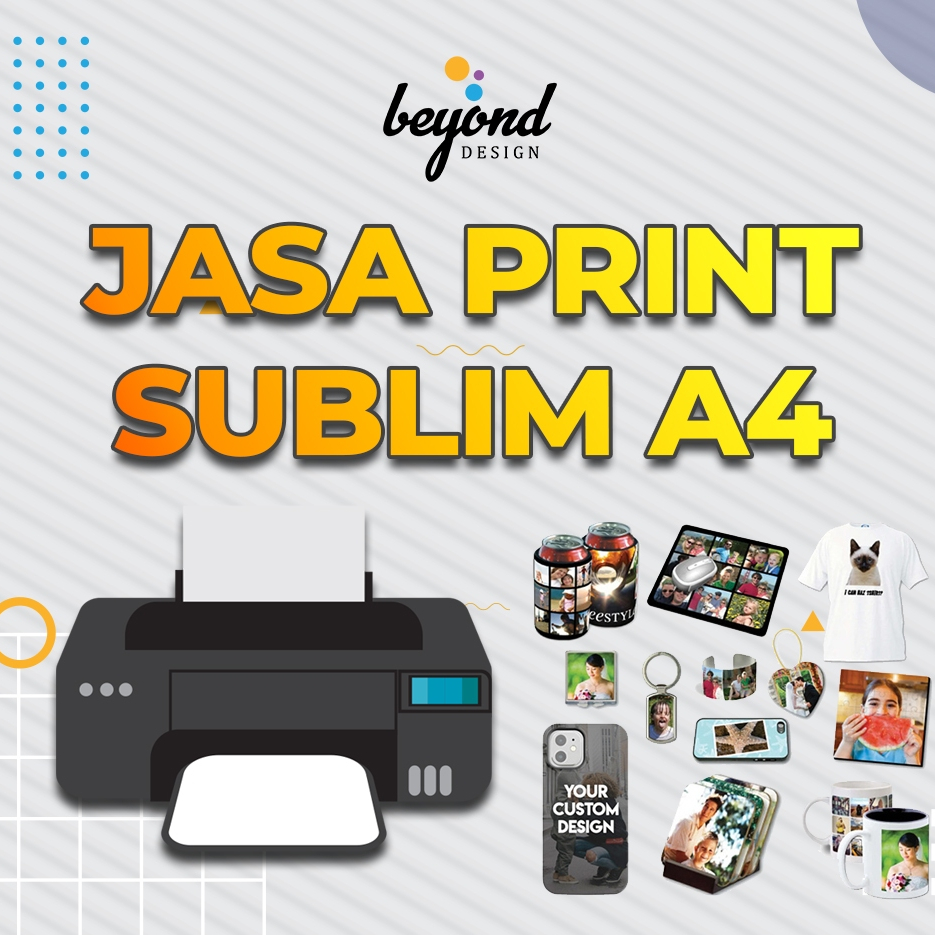 Jual Jasa Print Cetak Sublim A4 | Shopee Indonesia
