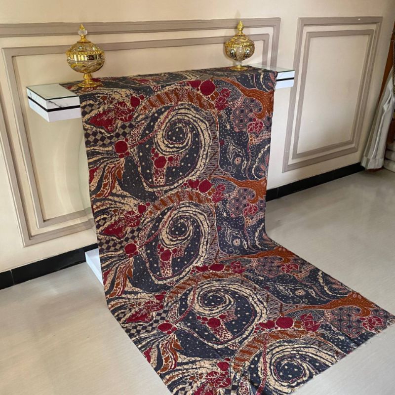 Jual KAIN BATIK MOTIF ABSTRAK BAHAN KATUN PRIMA HALUS UKURAN PANJANG ...