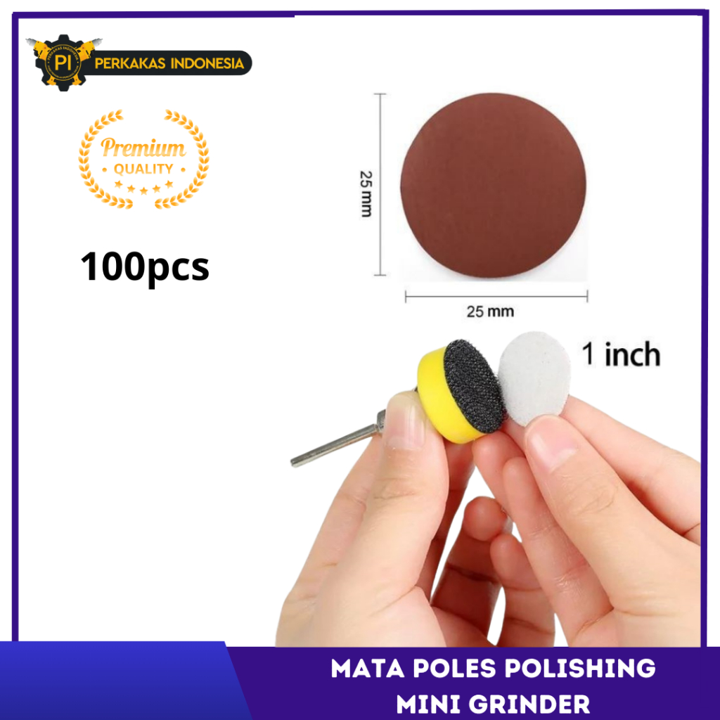 Jual Mata Poles Polishing Mini Grinder 100pcs Mata Gerinda Kecil Mini ...
