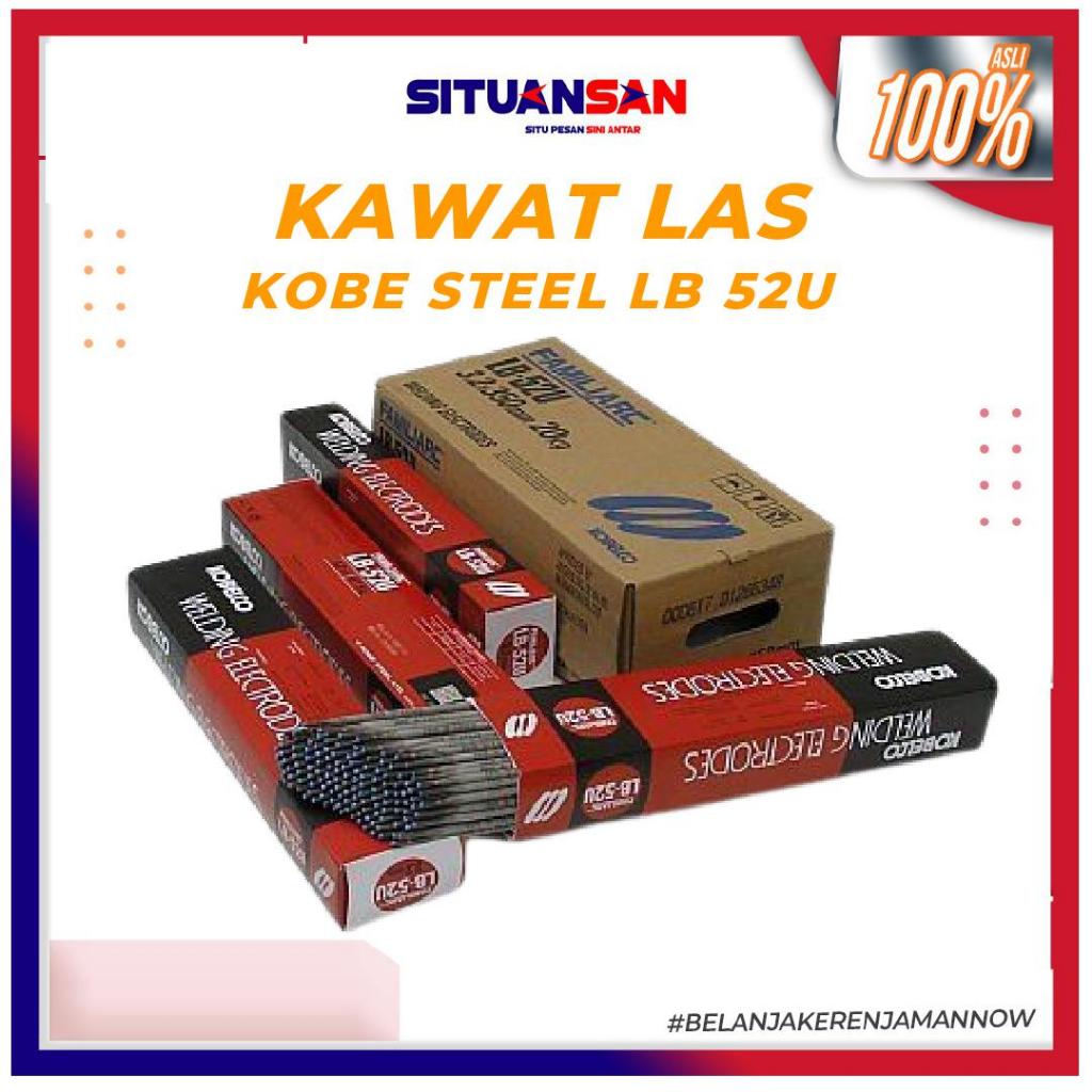 Jual Kawat Las LB 52U Welding Electrode AWS E7016 5kg KOBE STEEL Original | Shopee Indonesia