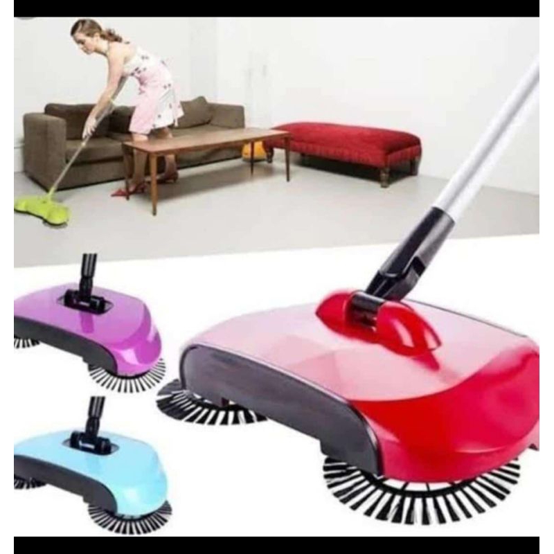Jual PROMO!!! Sapu Broom /Sapu Otomatis 360 Derajat / Sapu Praktis ...