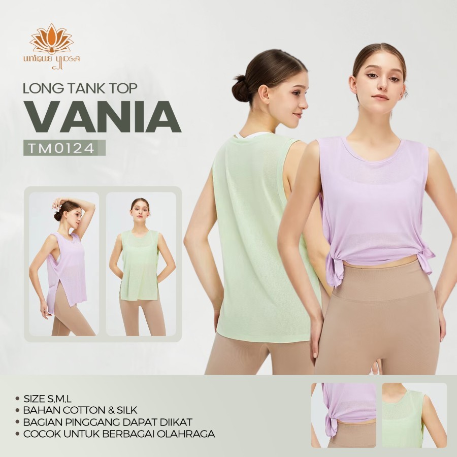 Jual Tank Top Tasha / Long Tank Top TM0124 / Top Wanita / Baju Olahraga ...
