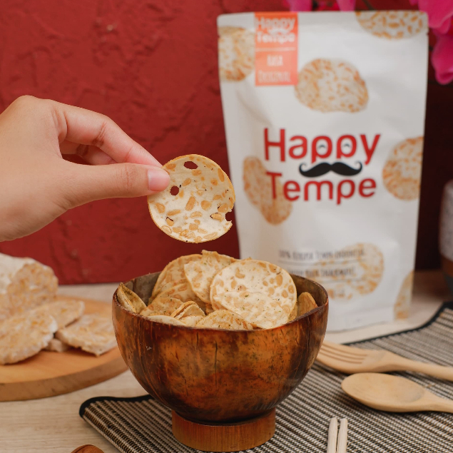 Jual HAPPY TEMPE Tempe Chips - Original | Shopee Indonesia