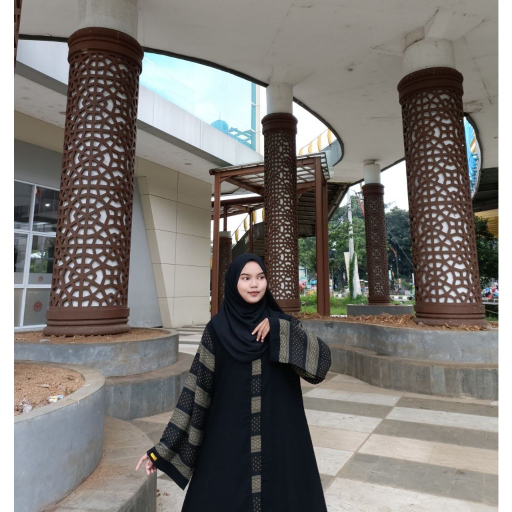 Jual MARWAH ABAYA // GAMIS ARAB HITAM JATBLACK PREMIUM // OUTER BUSUI ...