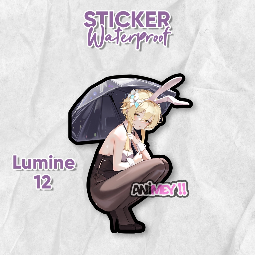 Jual Stiker Lumine Genshin Impact / Sticker Anime Waterproof | Shopee ...