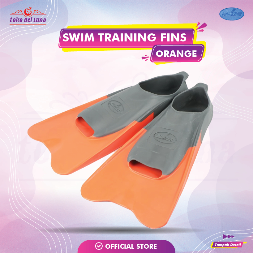 Jual PANTAS Training Fins Grey-Orange / Kaki Katak / Swim Fin | Shopee ...