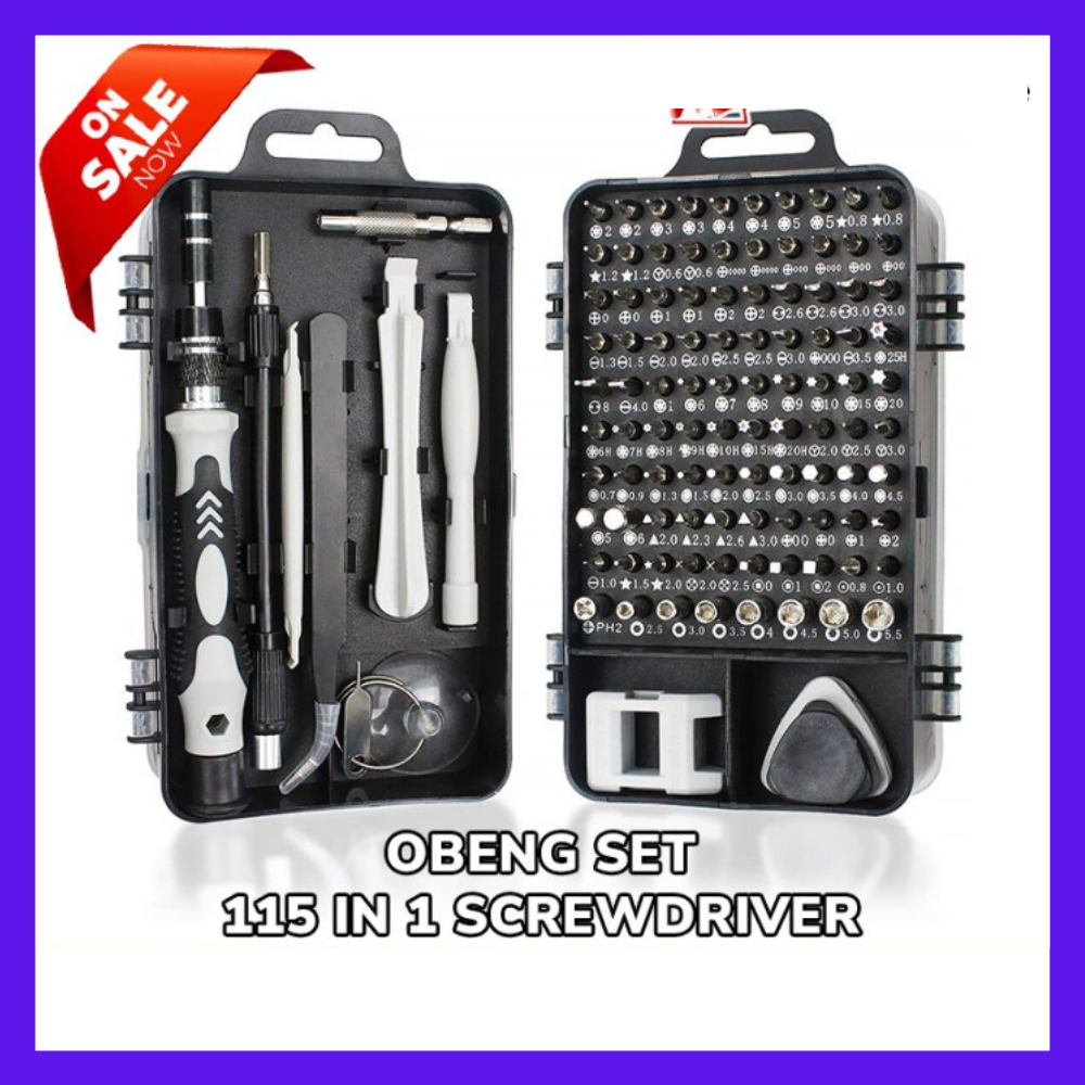Jual Obeng Set 117 in 1 Multifungsi Obeng serbaguna, Obeng Service Smartphone hp Obeng Reparasi ...