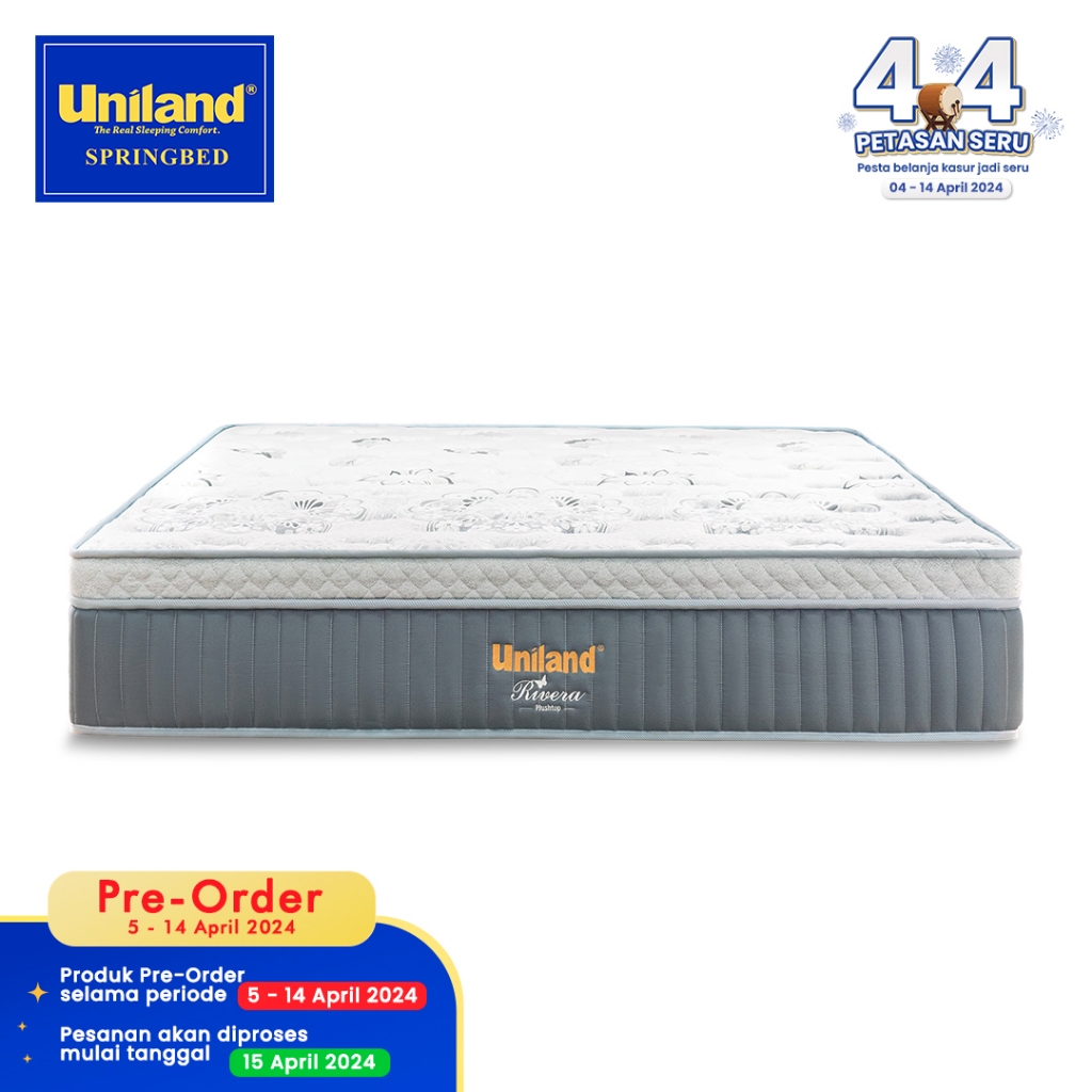 Jual Uniland Springbed Rivera Emira Plushtop Hanya Kasur | Shopee Indonesia