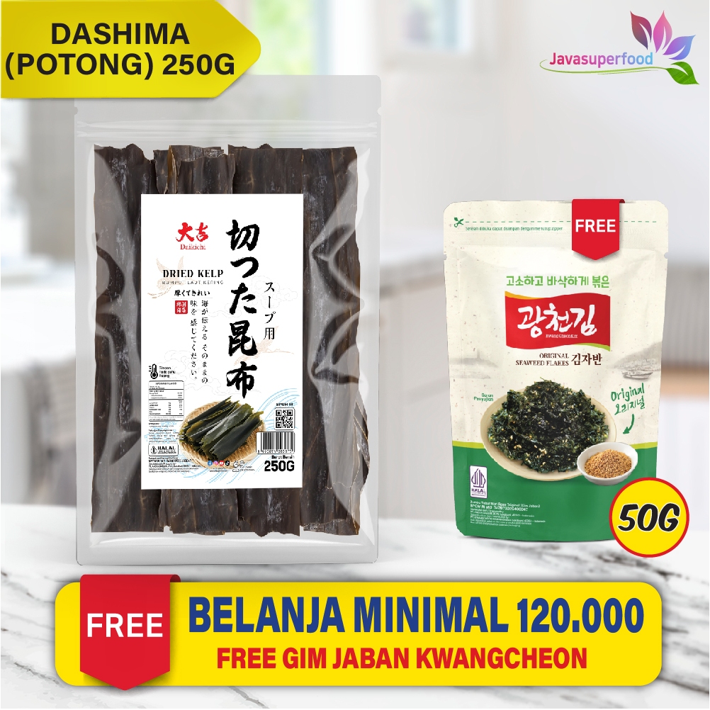 Jual Kombu / Konbu / Dashima Potong / Kelp Dashi / Rumput Laut Kaldu ...