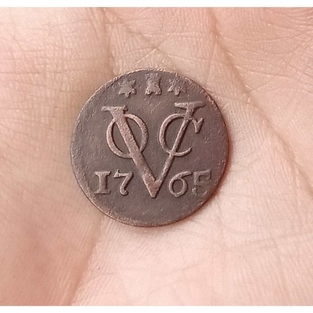 Jual Coin VOC Jaman Belanda 1 duit tahun 1765 Zeeland Kondisi sama ...