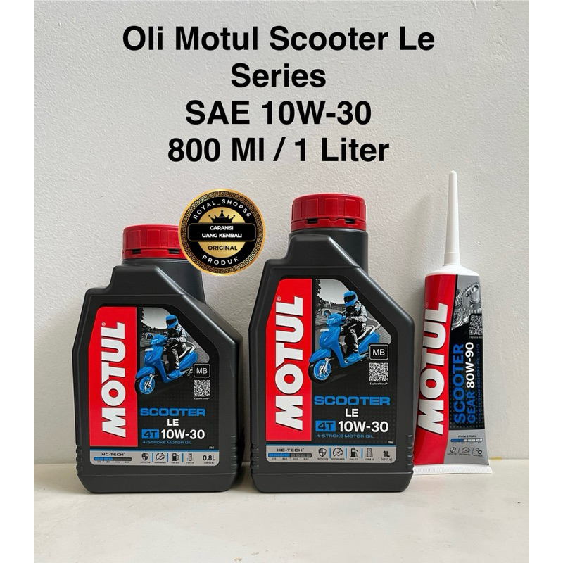 Jual OLI MOTUL SCOOTER LE 10W-30 (BIRU) 800 ML - 1 Liter ORIGINAL ...