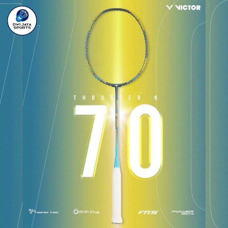 Jual Raket Badminton Victor Thruster K 70 | TK 70 U | Thruster 70 U ...