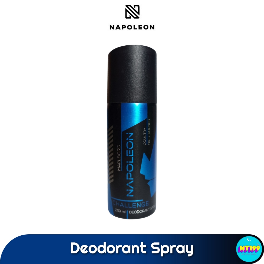 Jual Napoleon Parfum Deodorant Spray Marlboro Challenge 200ml | Shopee ...