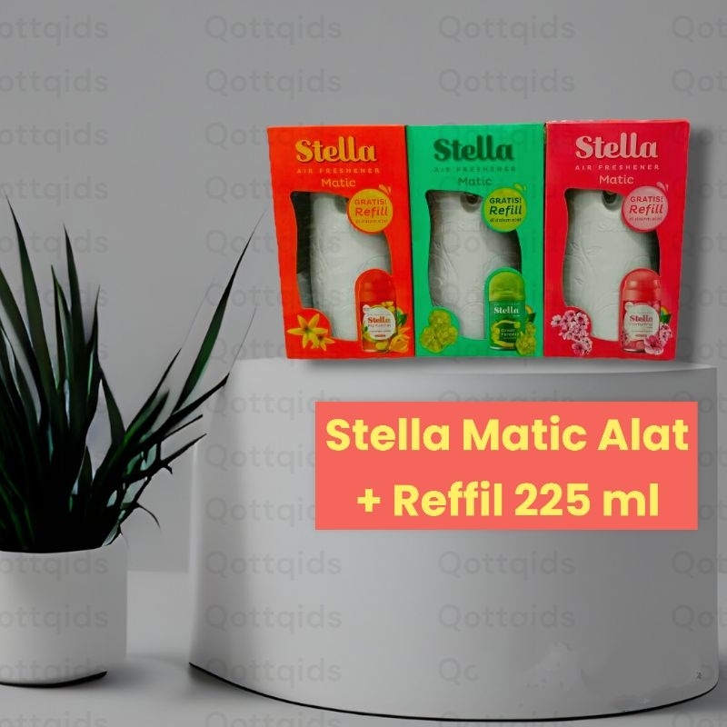 Jual Stella Matic Box Set Alat plus reffil 225 ml | Shopee Indonesia