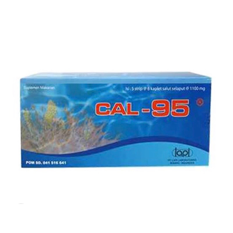 Jual Cal-95 (1 Box = 5 Strip = 30 Kaplet) | Shopee Indonesia