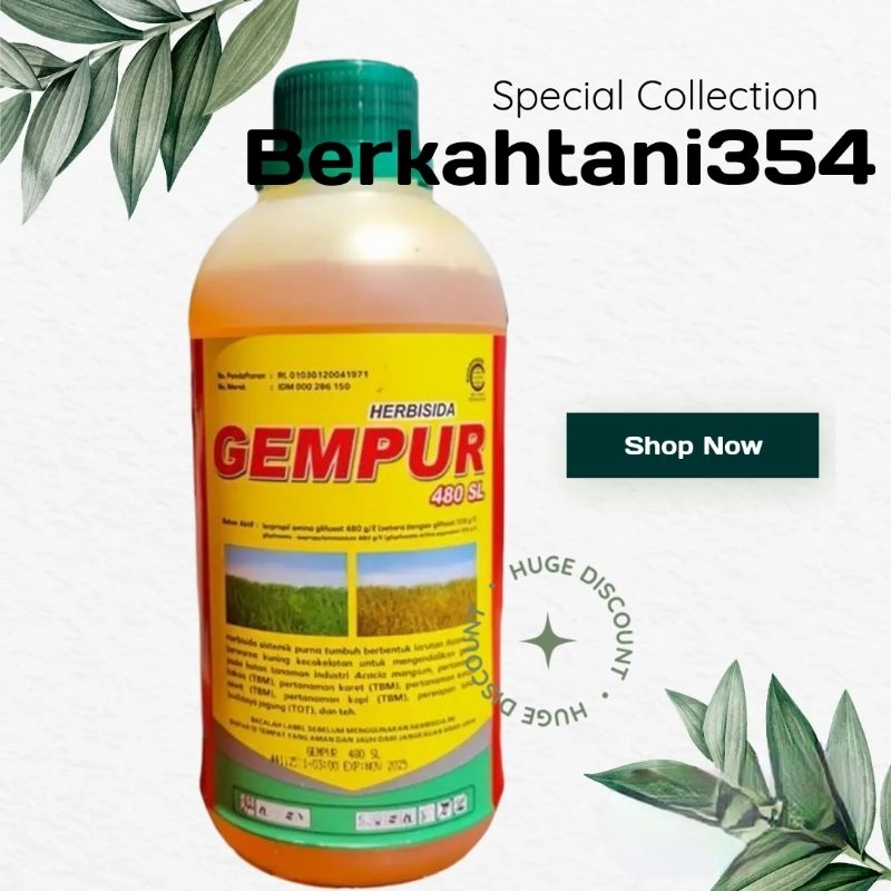 Jual Herbisida gempur 480sl 500ml obat rumput liar Gempur 500ml ...