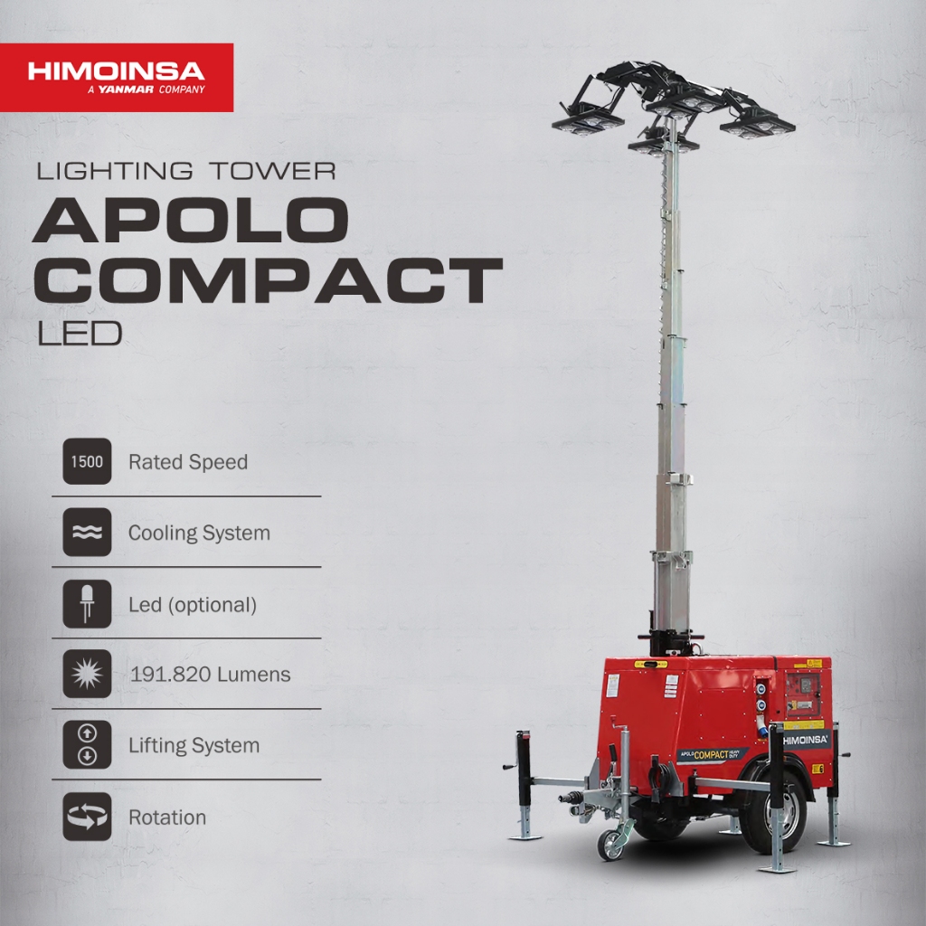 Jual Genset Lighting Tower Yanmar Apolo Compact - LED | Shopee Indonesia