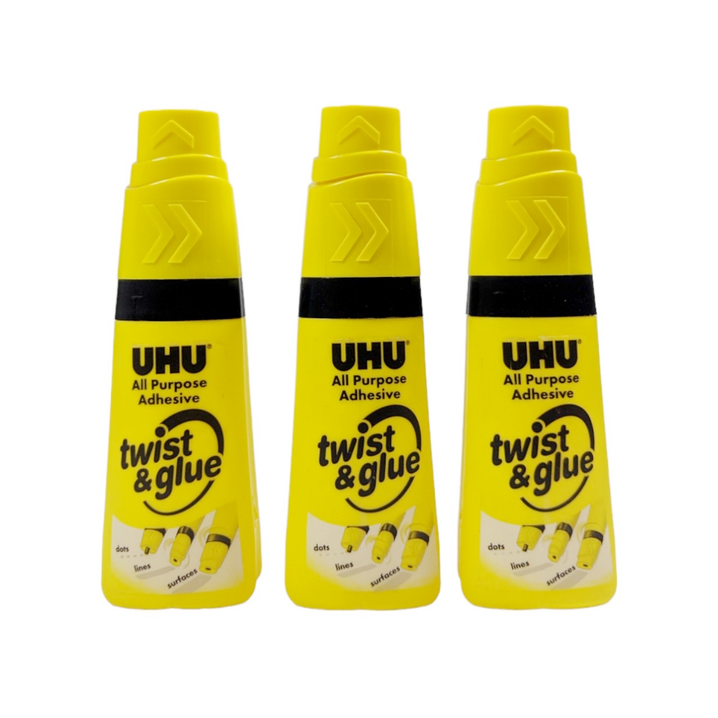 Jual Lem UHU Twist & Glue / Lem UHU / Lem Serbaguna | Shopee Indonesia