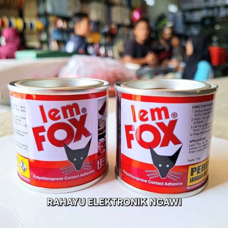 Jual LEM FOX KALENG KECIL 70 GRAM | Shopee Indonesia