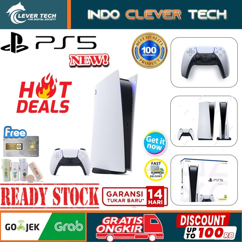 Jual Sony Playstation 5 Disc God Of War Ragnarok Bundle / PS5 Console Game Disc Version ...