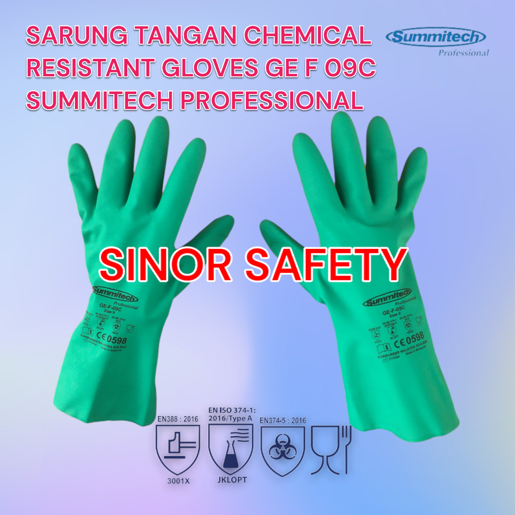 Jual SARUNG TANGAN NITRILE SUMMITECH TYPE GT -F -09C - GE-F-09C ...