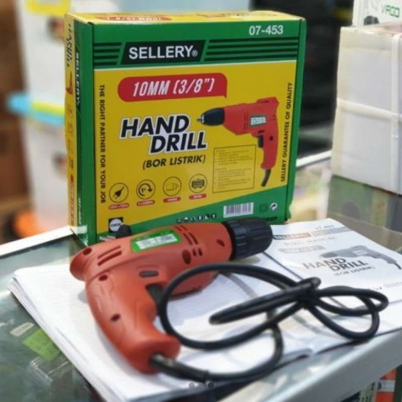 Jual Bor Listrik Tangan 10mm Sellery 07-453 Hand Dril | Shopee Indonesia