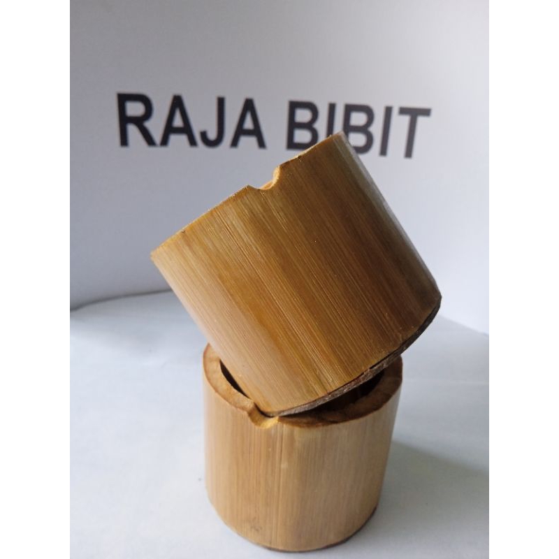 Jual ASBAK BAMBU BULAT NATURAL TIPE AA. 3 | Shopee Indonesia