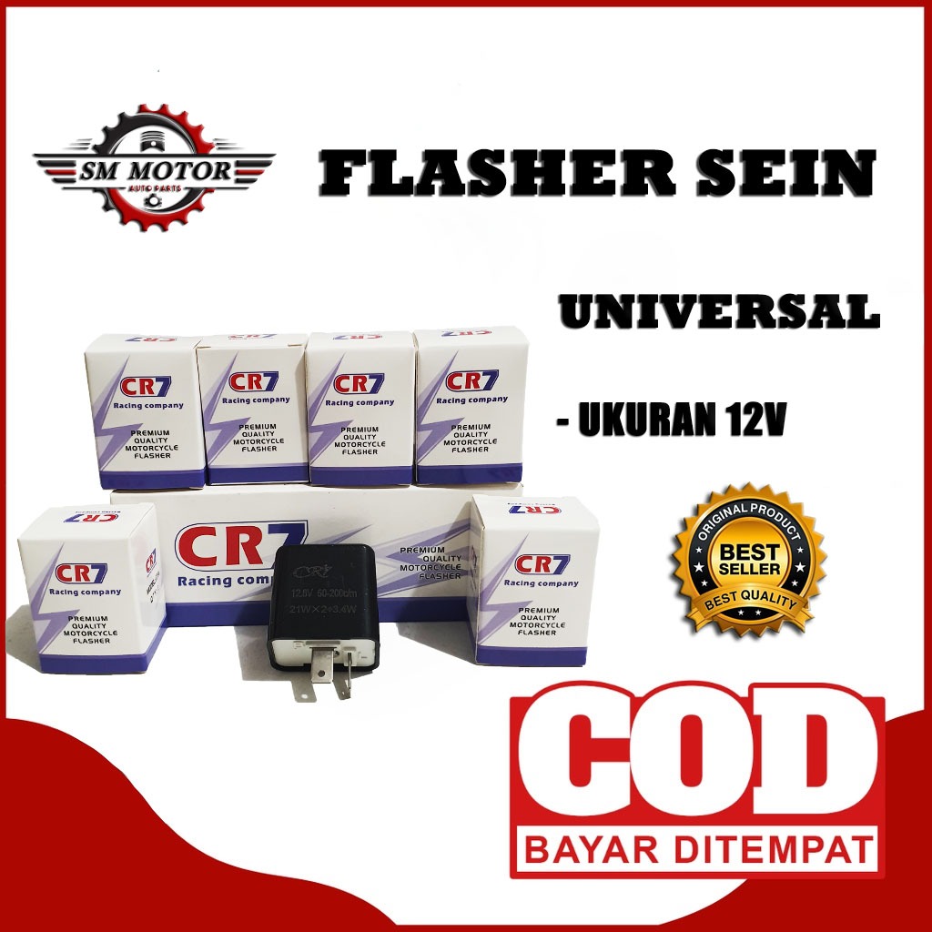 Jual Flasher Sein Sen Riting Reteng LED Setelan Stelan 12v Universal ...