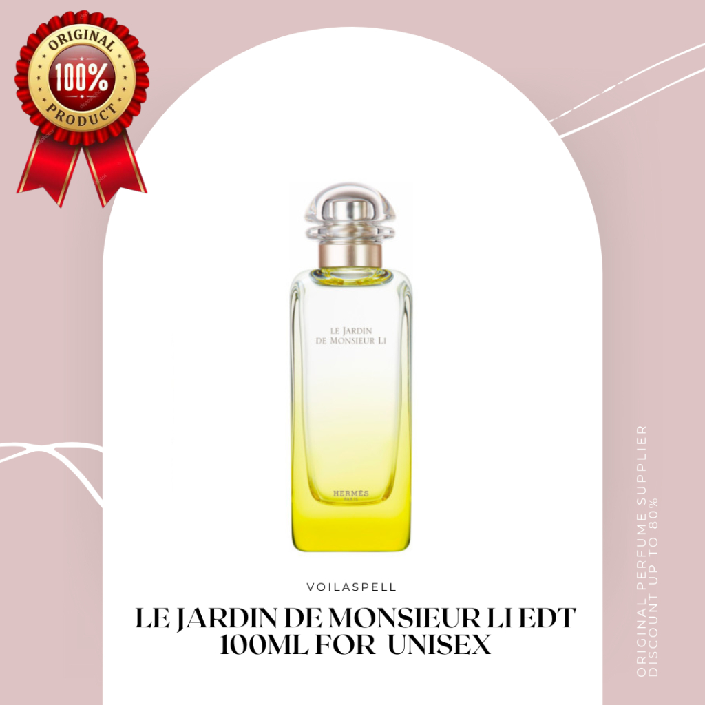 Jual HMS LE JARDIN DE MONSIEUR LI EDT 100ML FOR UNISEX ORIGINAL BY ...