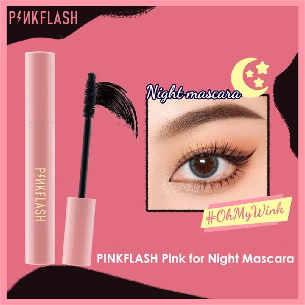 Jual Pinkflash Oilproof Curl Mascara | Day Mascara | Night Mascara ...