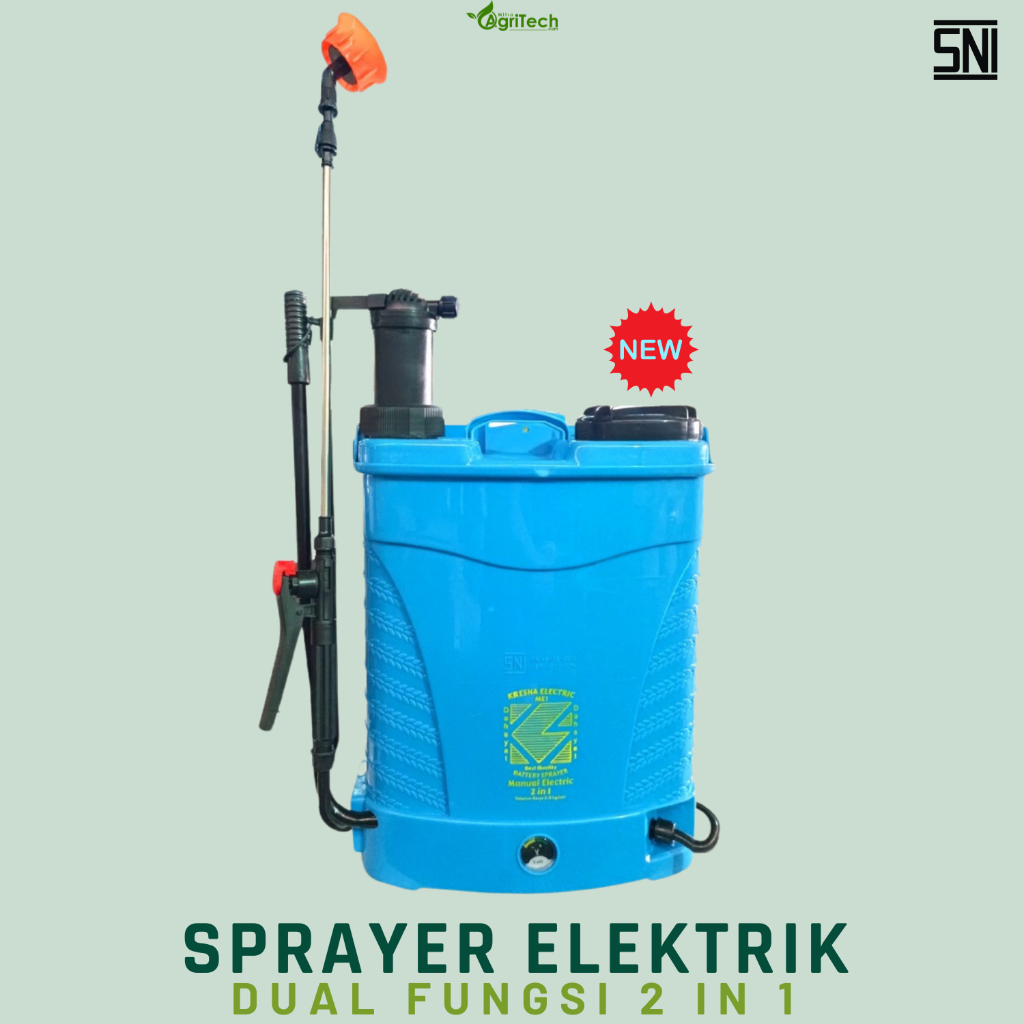 Jual SPRAYER ELEKTRIK 2 FUNGSI 2 IN 1 MANUAL DAN OTOMATIS LISTRIK CAS ...