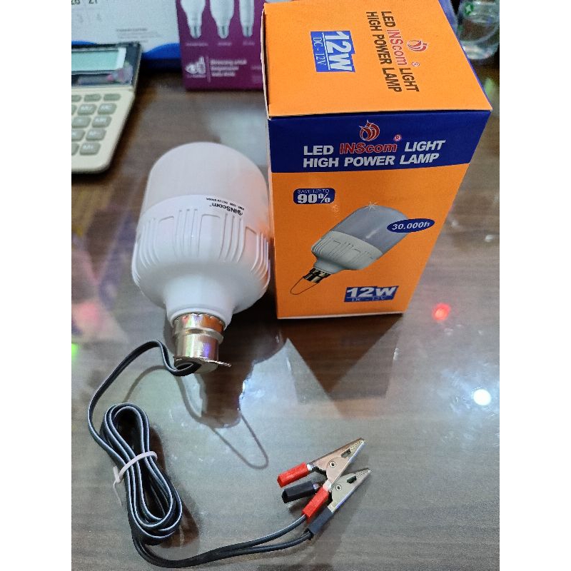 Jual LED Aki Inscom Arus DC 12V 12 Watt | Shopee Indonesia