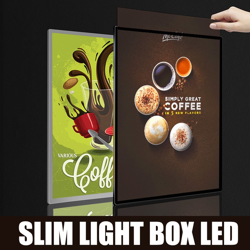 Jual LED Cafe Menu Board/LED Signboard/ Slim Light Box/LED Light Box ...