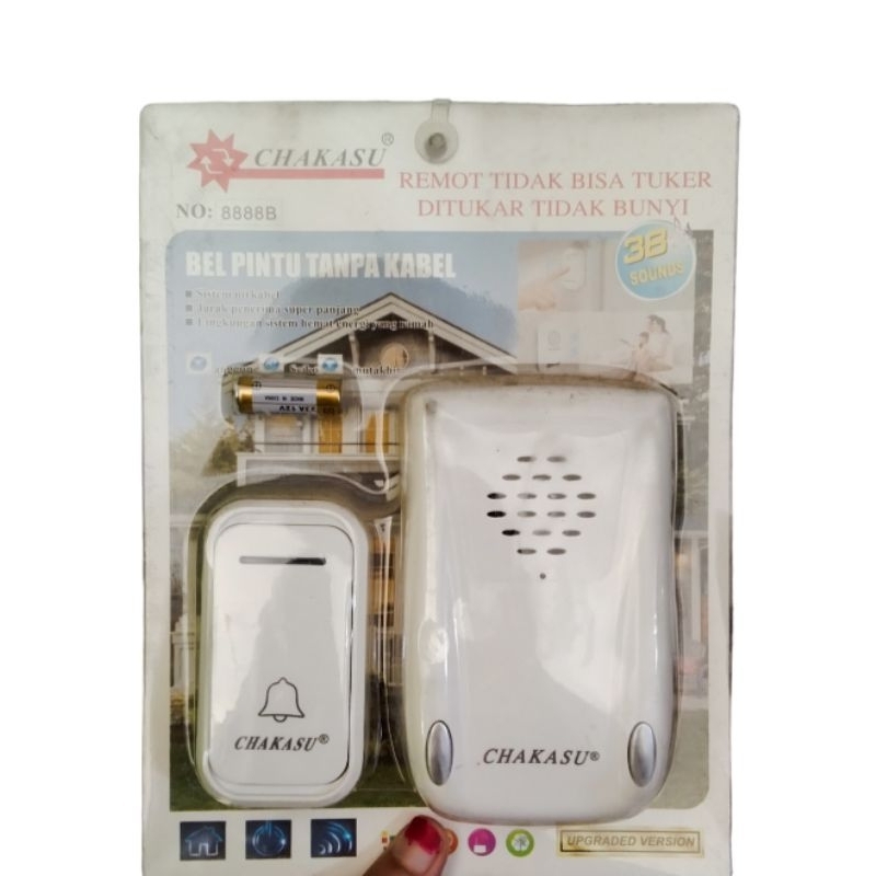 Jual Bell Rumah / Door Bell Wireless (Tanpa Kabel) DC / Menggunakan ...
