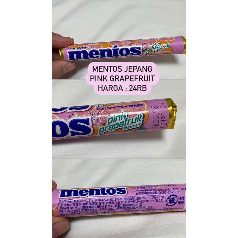 Jual MENTOS Jepang - Grapefruit / Ramune Permen Unik | Shopee Indonesia