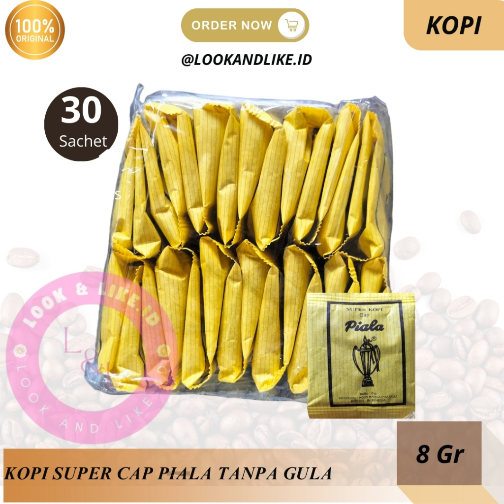 Jual Kopi Bubuk Piala Super Tanpa Gula Produksi Toko Agus | Shopee ...