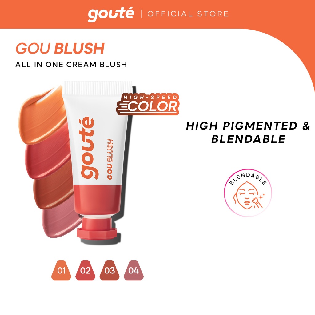Jual [NEW SHADE] gouté Goublush - All in One Cream Blush for Blush On ...