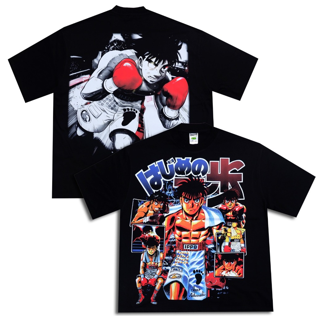 Jual HAJIME NO IPPO MOVIE CARTOON FILM KAOS OVERSIZE TSHIRT COMBED ...